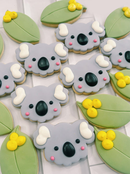 Buy Cute Aussie Koala Cookies | Adorable Bespoke Animal Theme Snacks