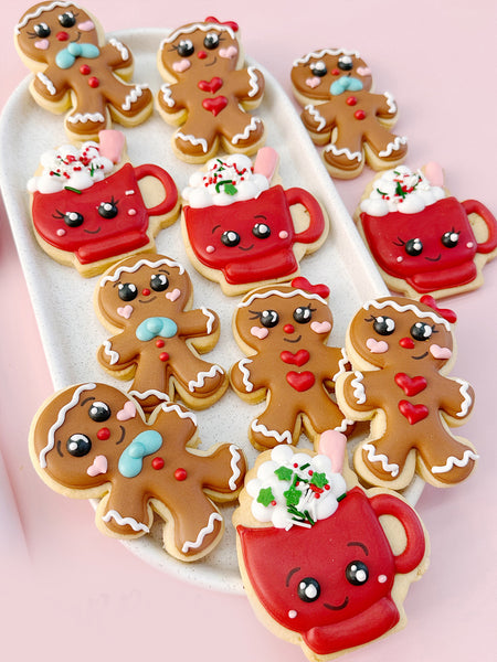 Gingerbread Sweethearts | Buy Cute Christmas Cookies for Xmas Parties