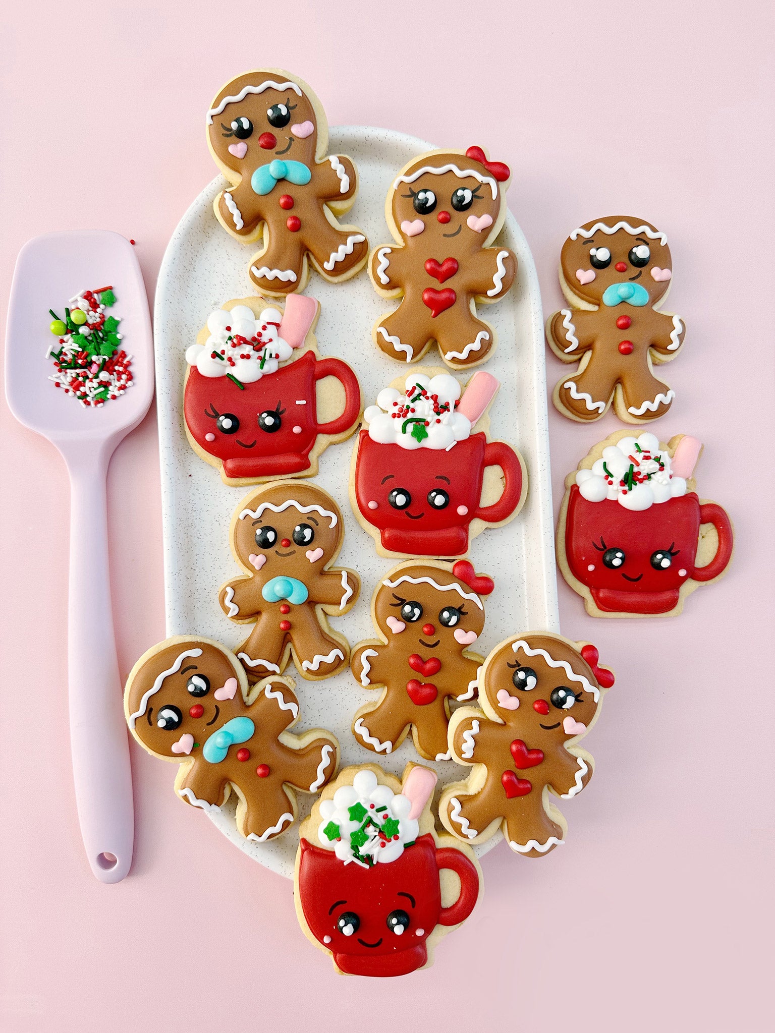 Gingerbread Sweethearts | Buy Cute Christmas Cookies for Xmas Parties