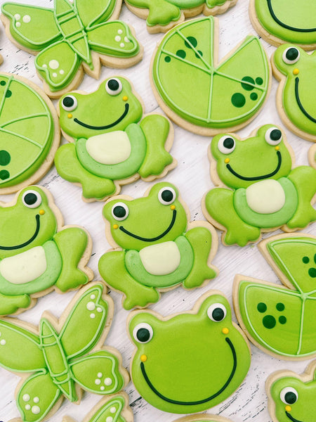 Froggy Fun | Buy Cute Animal Frog Cookies for Kids Birthdays Online