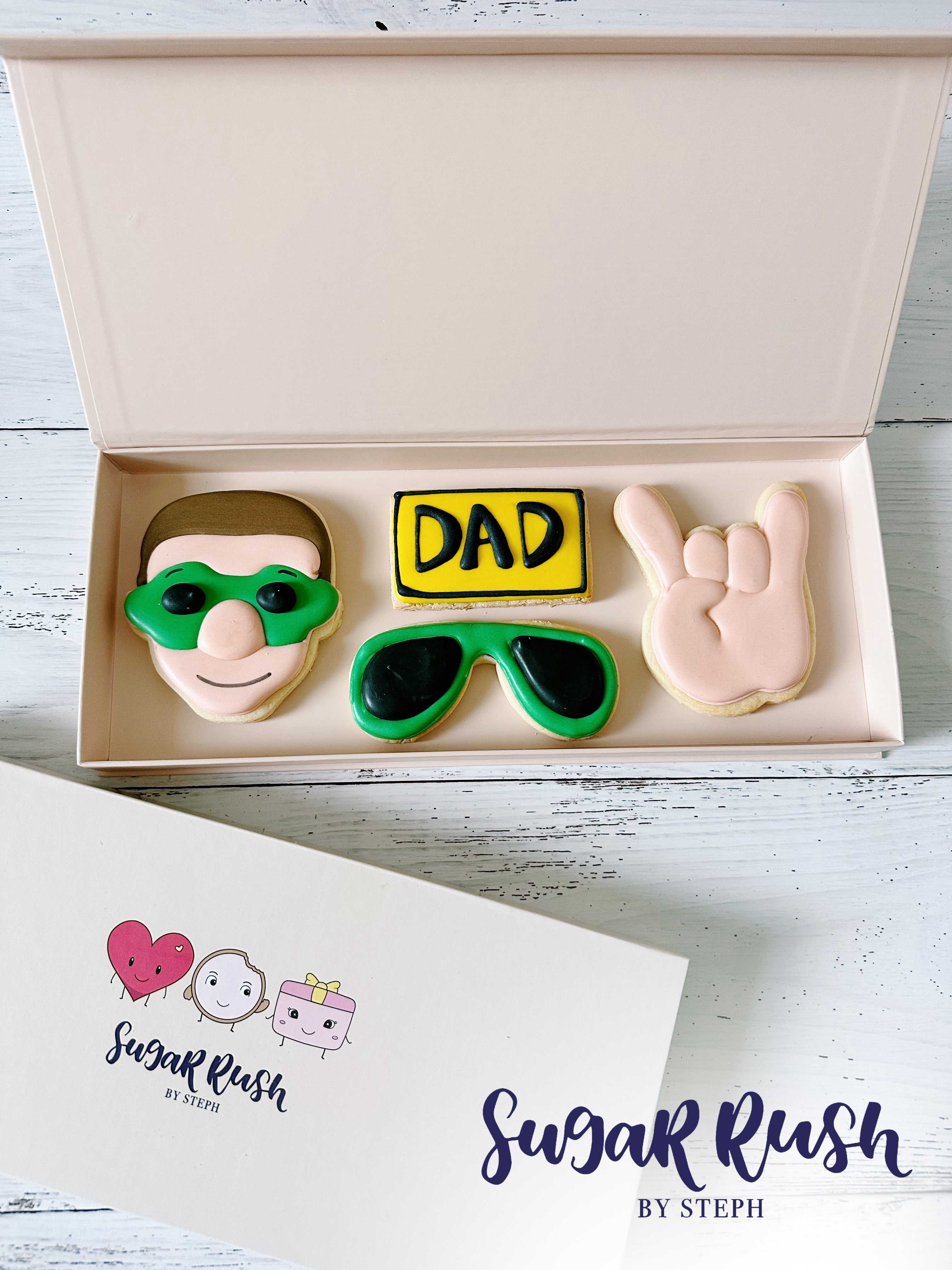 Super Dad | Buy Fun Father's Day Cookie Box for Dad Online