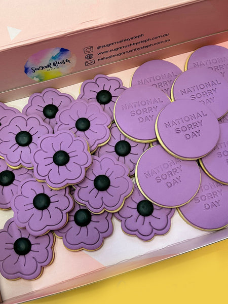 National Sorry Day Cookies | Buy Fondant Cookie Box Delivery Australia