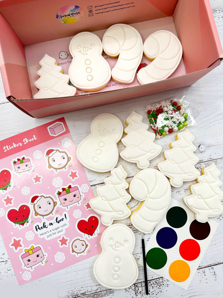 Paint Your Own Christmas Cookies | Cookie Decorating Box for Holidays
