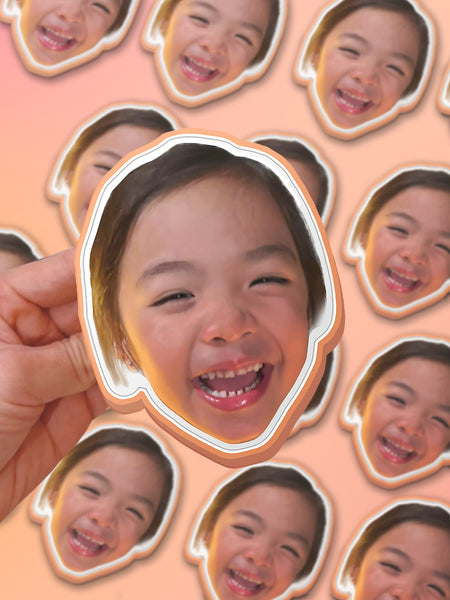 Custom Printed Face Cookies | Personalised Photo Cookies For Parties