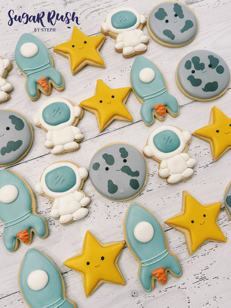 Space Astronaut Cookies | Space Theme Cookies For Kids' Parties