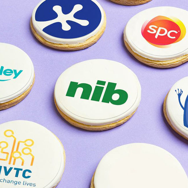 Corporate Logo Cookies Australia | Buy Custom Printed Logo Cookies