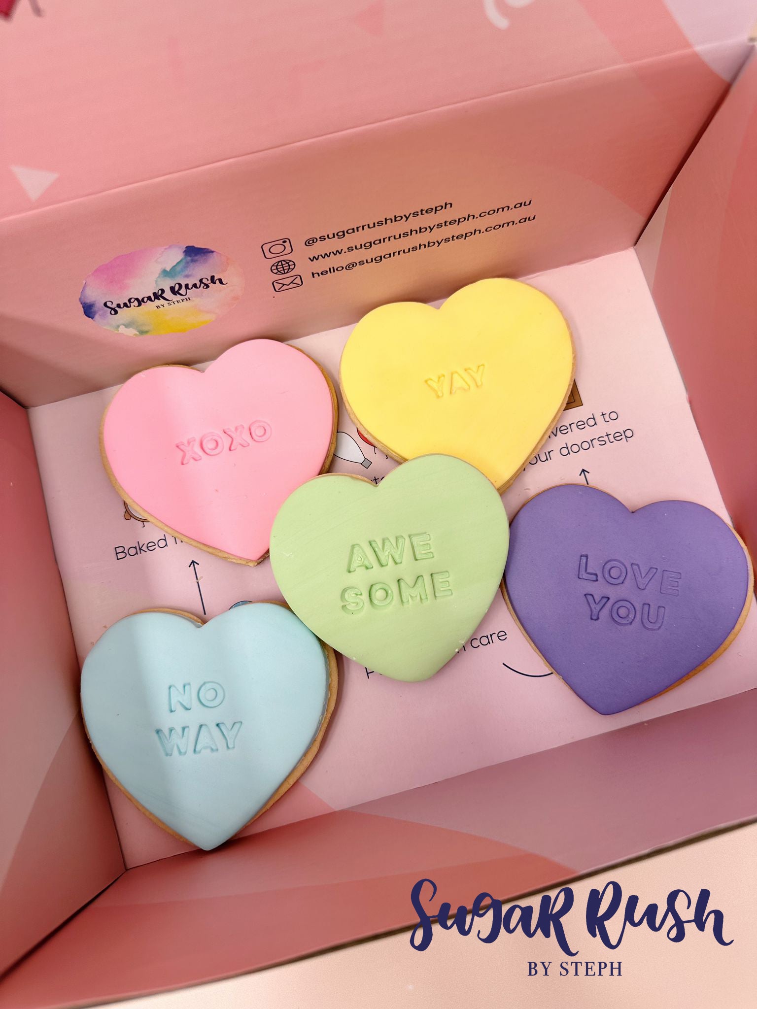 Candy Hearts | Buy Candy Valentine's Day Heart Cookies for Date Night