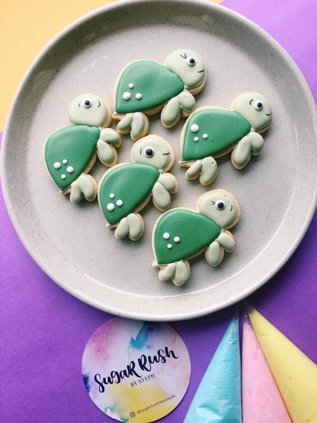 Shell Yeah! | Buy Cute Ocean Creature Royal Icing Turtle Cookies