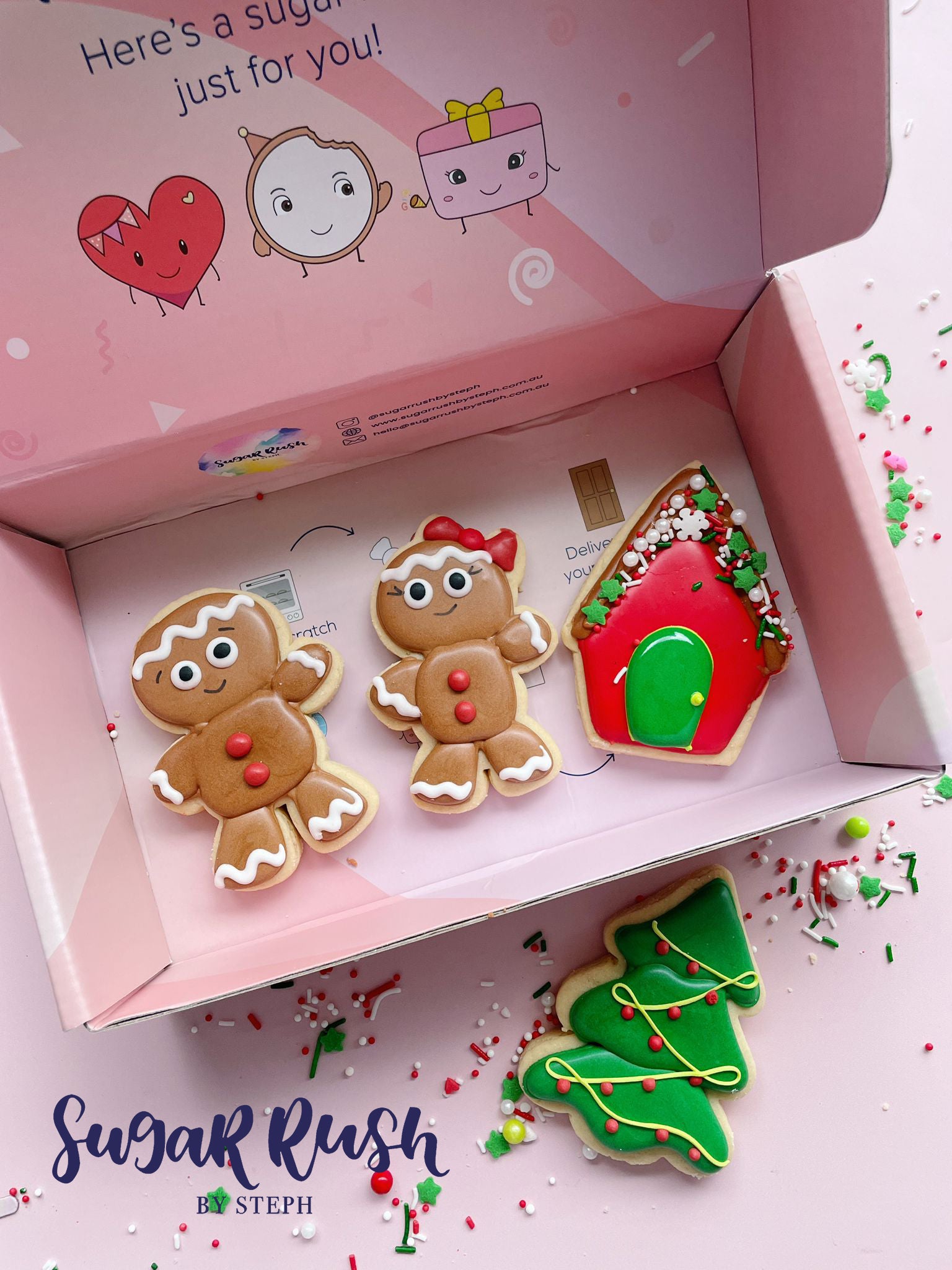 Buy Christmas Cookies Online – Sugar Rush by Steph
